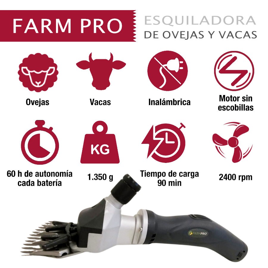 Liveryman Farm Pro Cordless Livestock Clipper
